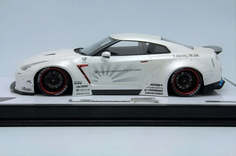 1/18 Liberty Walk LB*Works R35 GT-R Duck Tail Version - Matt Pearl ...