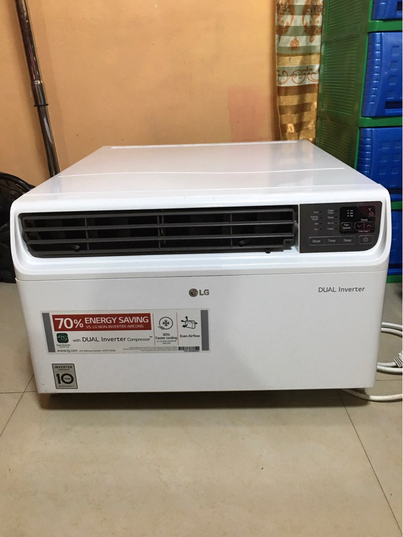 1.5HP LG DUAL INVERTER AIRCON WINDOW TYPE SMART THINQ, TV & Home ...