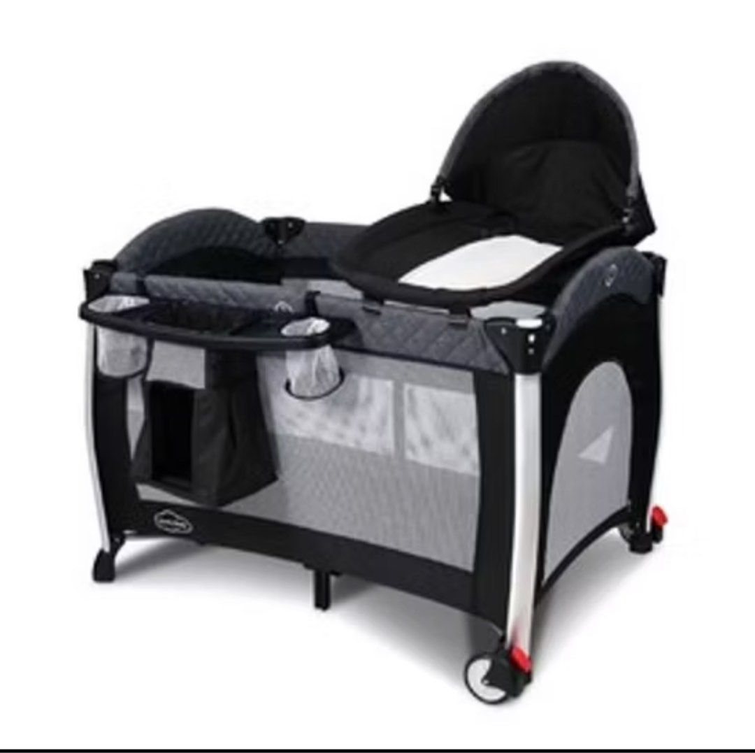 1pc Comfy Baby® Eve Travel Cot with Topper, Babies & Kids, Baby Nursery ...