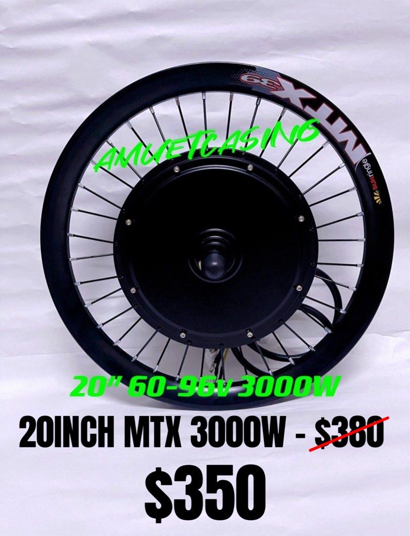 20inch MTX 3000w Motor PROMO, Sports Equipment, PMDs, E-Scooters & E ...