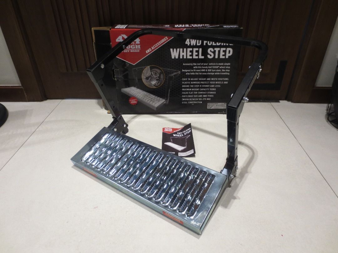 4X4 Tough Folding Wheel Step, Sports Equipment, Hiking & Camping on ...