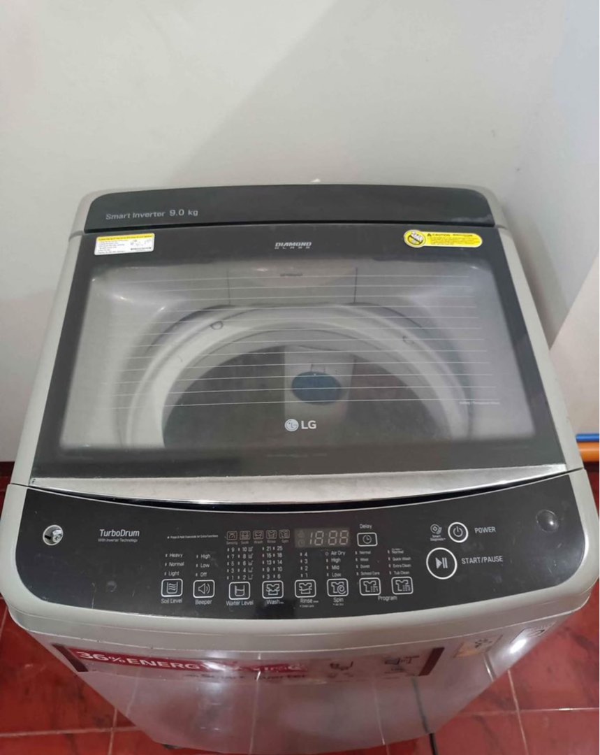 9kg LG Smart Inverter Automatic Washing Machine, TV & Home Appliances, Washing Machines and ...