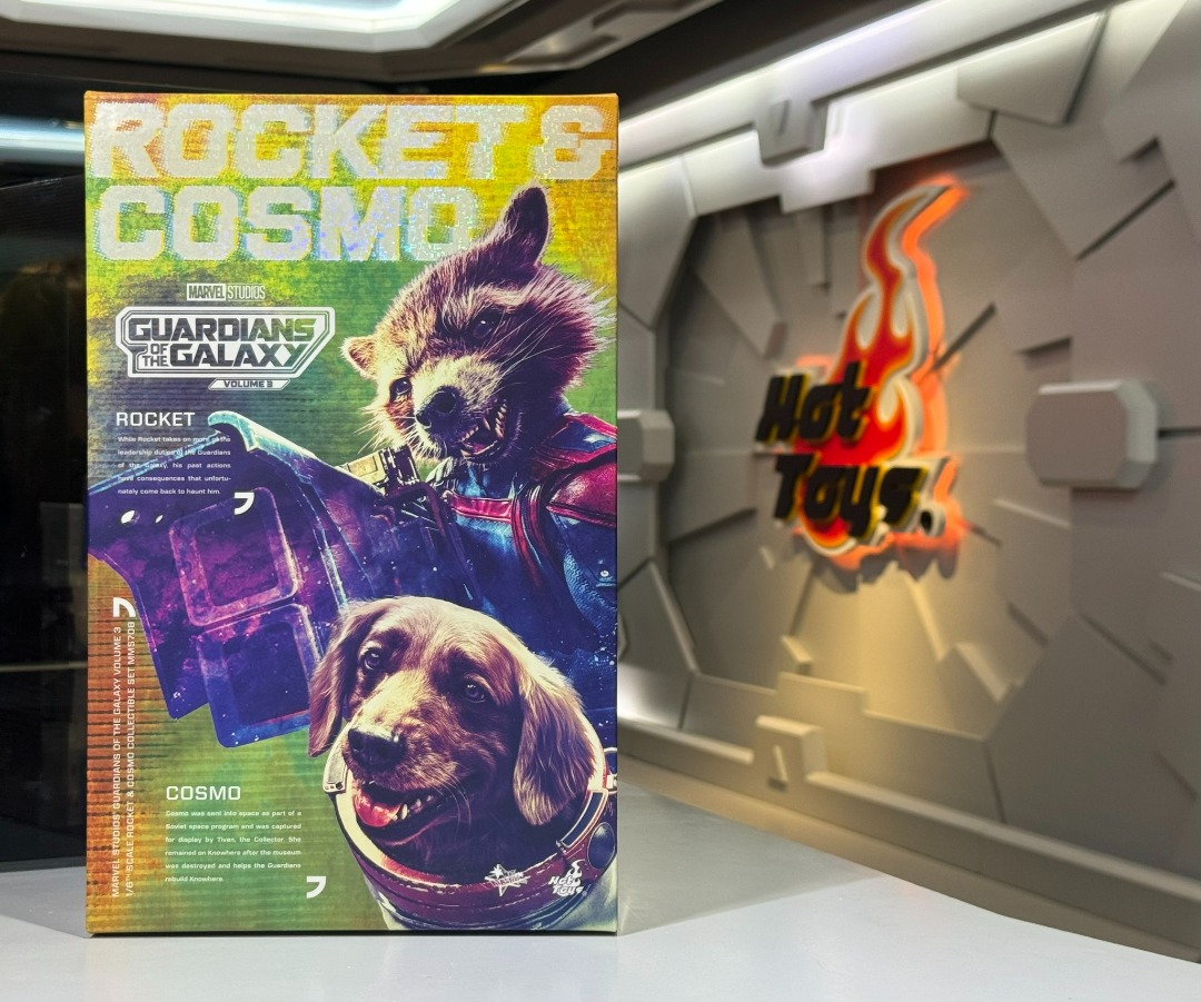 全新 Hottoys Rocket and Cosmo set MMS708 GOTG Vol.3, 興趣及遊戲, 玩具 & 遊戲類 - Carousell