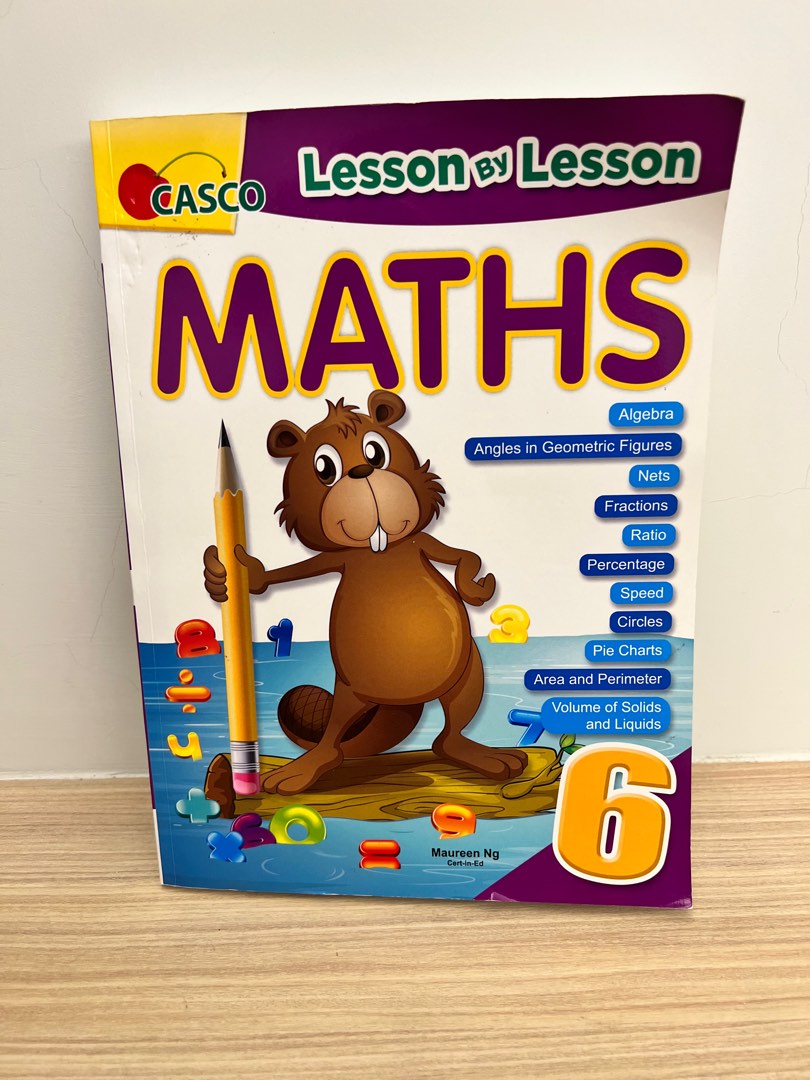 [全新正版]新加坡 Lesson by Lesson Maths 6 小六數學練習, 興趣及遊戲, 書本 & 文具, 書本及雜誌 - 補充練習 ...