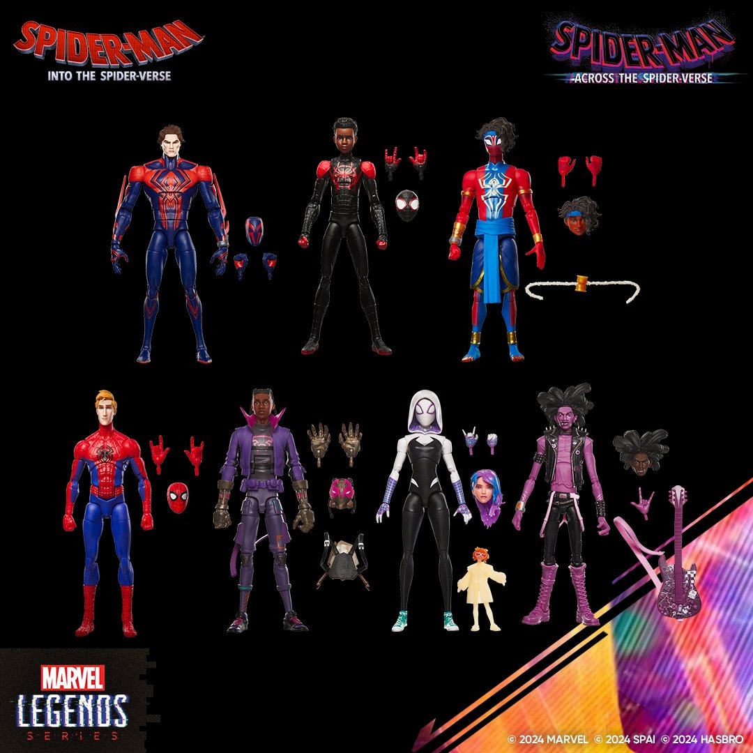 預訂 Marvel Legends Spider-Man: Across the Spider-Verse Wave 2, 興趣及遊戲, 玩具 ...