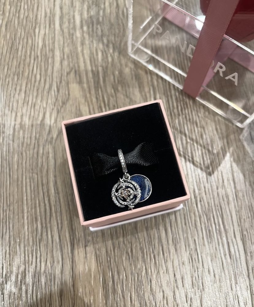 ‼️ Sale Pandora Two-Tone Shooting Star Double Dangle Charm, Women's ...