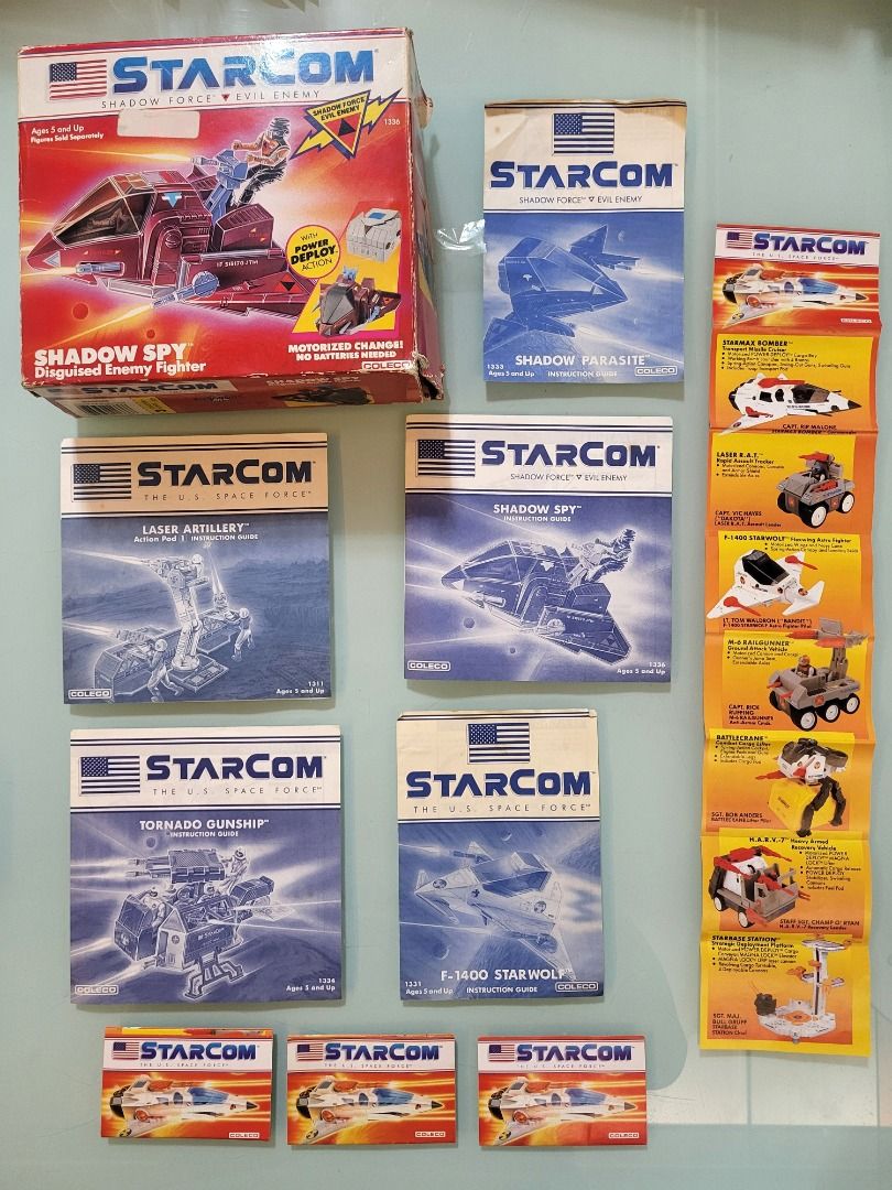 [二手] STARCOM 星際雄獅 COLECO Shadow Parasite Spy Laser Artillery Tornado ...