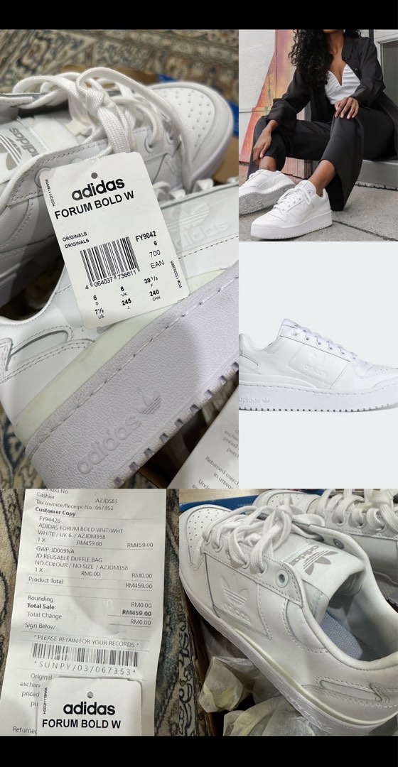 Adidas White Sneaker (original JD sports! Receipt included), Women's ...