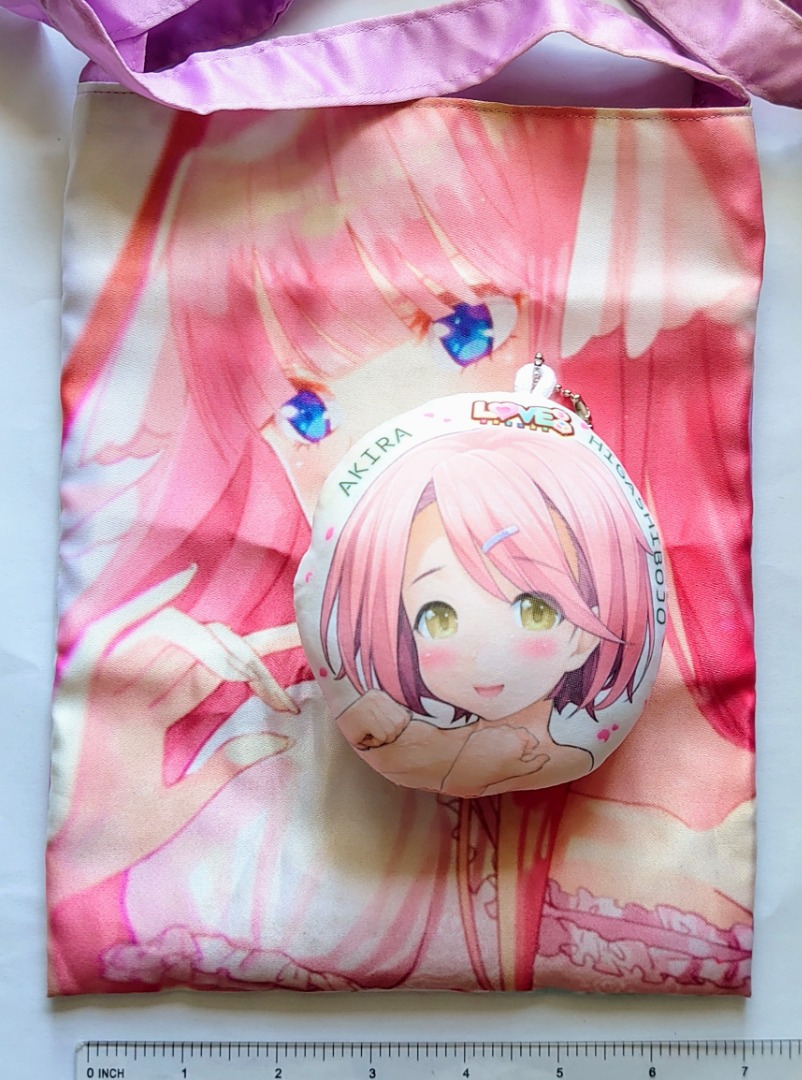 Anime Bundle Cloth Pouch / Soft Oppai big cushion charm ...