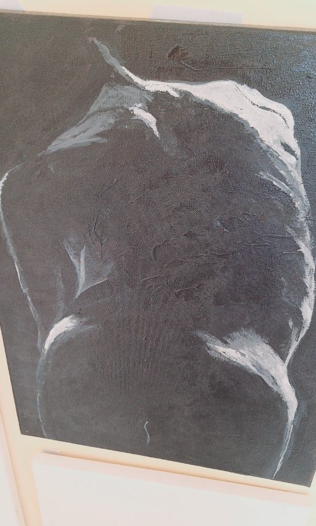 Artwork, abstract man back shadow, Hobbies & Toys, Stationery & Craft ...