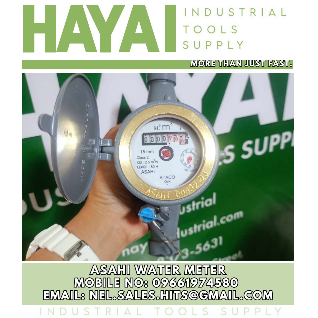 ASAHI WATER METER WITH MAYNILAD CALIBRATION, Commercial & Industrial ...