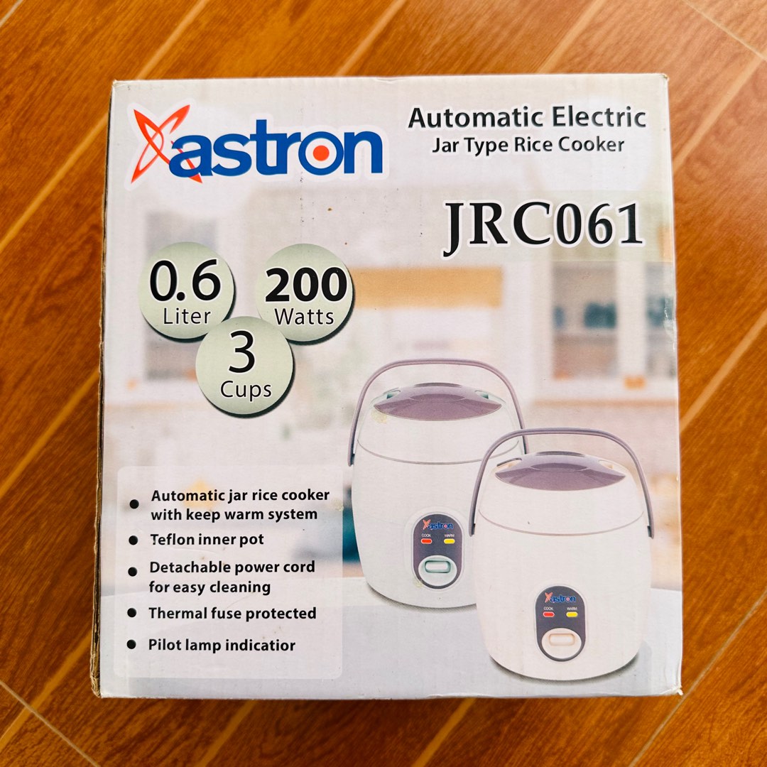Astron Automatic Electric Jar Type Rice Cooker JRC061, TV & Home ...