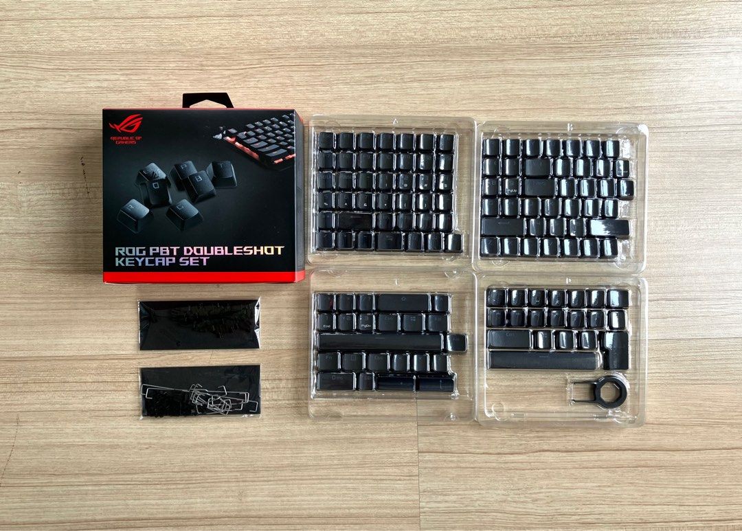 Asus ROG DoubleShot PBT keycap set, Computers & Tech, Parts ...