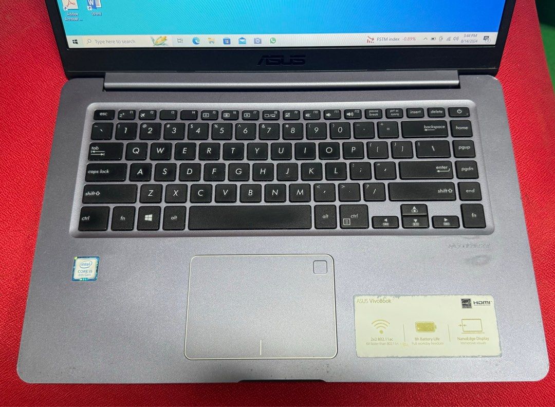 ASUS VivoBook X510U i5-8th gen 8/256gb 15.6 inch, Computers & Tech ...