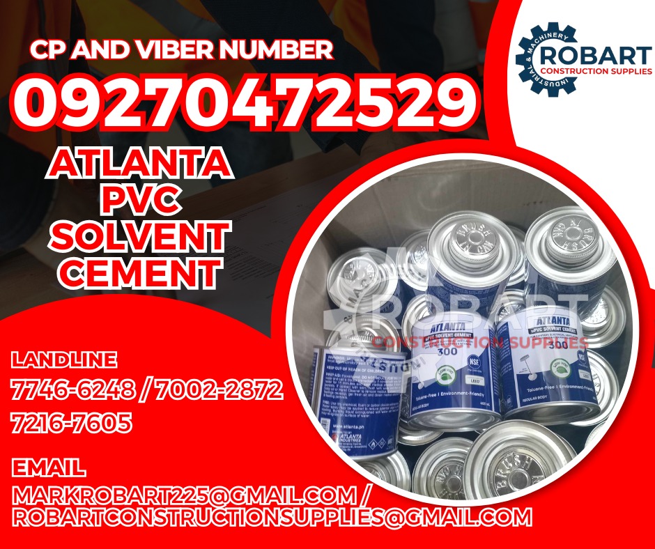 Atlanta PVC Solvent Cement, Commercial & Industrial, Construction Tools ...