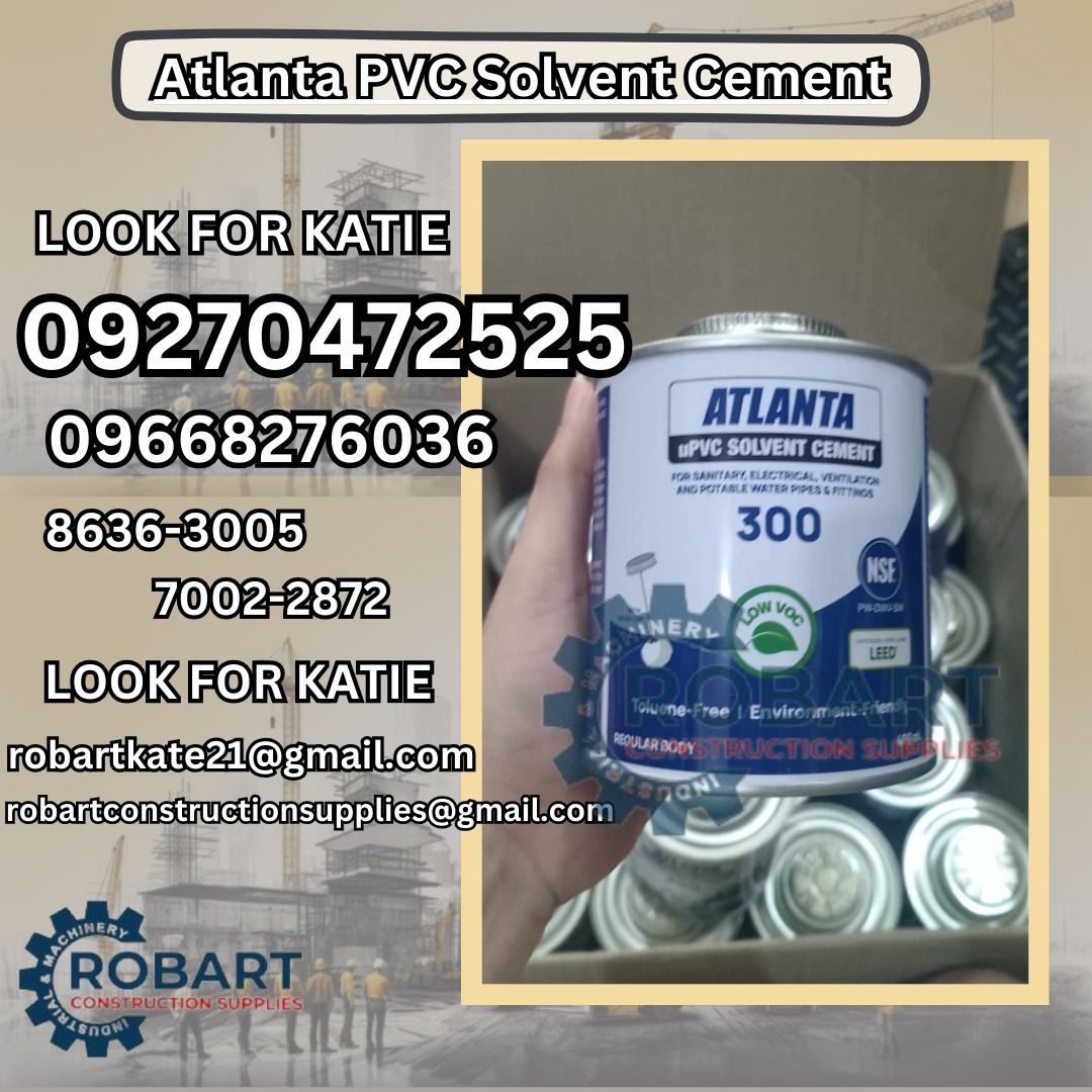 Atlanta PVC Solvent Cement w/ Brush @Plastic Container, Commercial ...