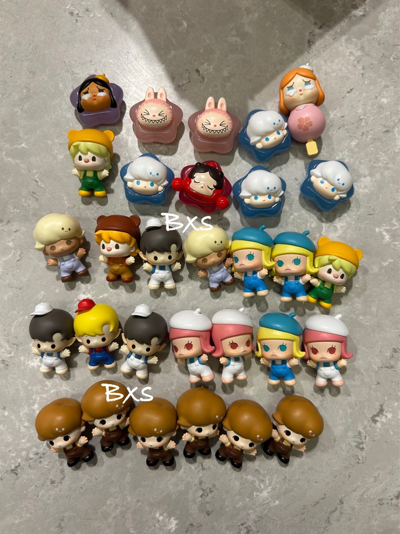 Authentic Popmart Pop bean hug me Dimoo Hacipupu Skullpanda sweet bean ...