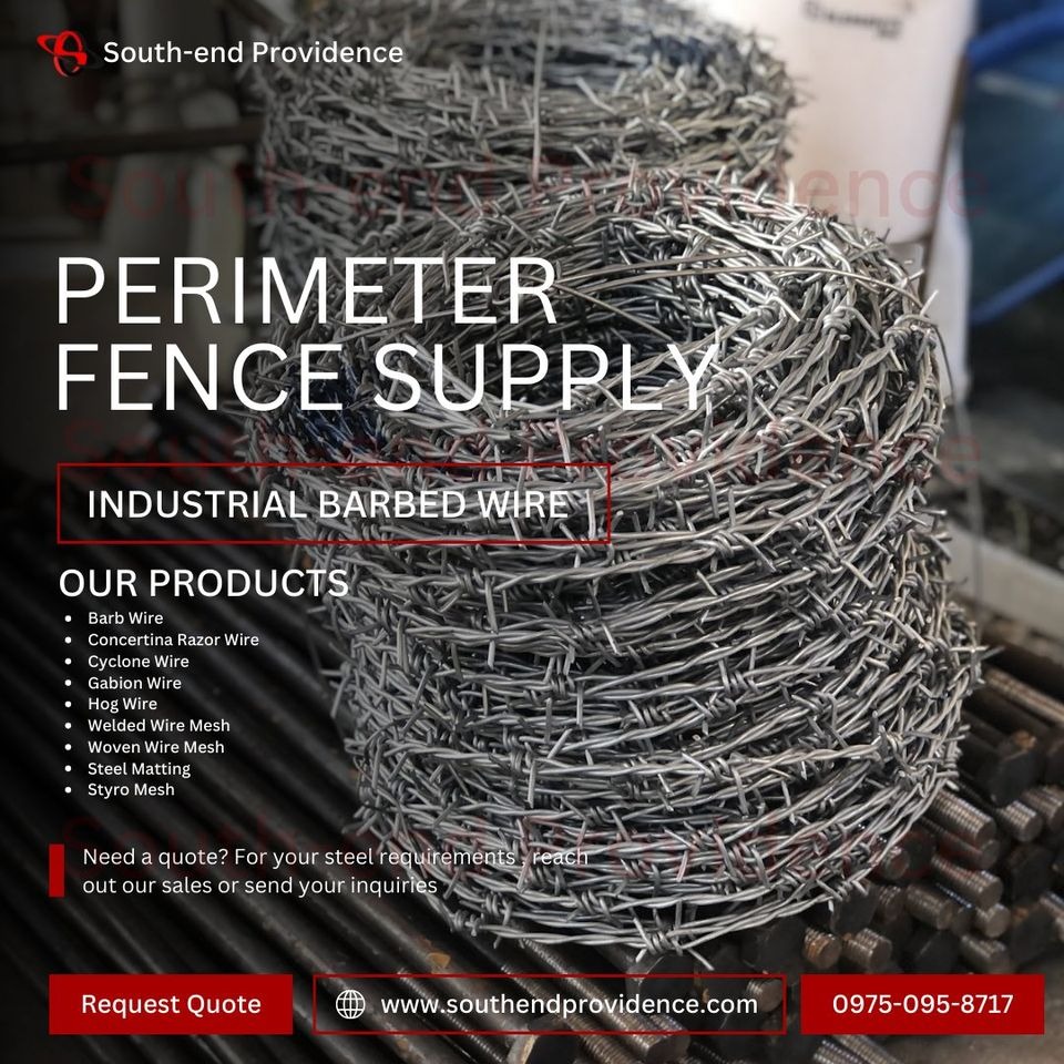 BARBED WIRE 2.1MM X 100-120M X 10KG, Commercial & Industrial ...