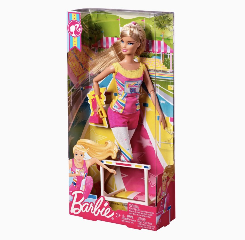 Barbie I Can be Olympic Track and Field Doll, Hobbies & Toys, Toys ...