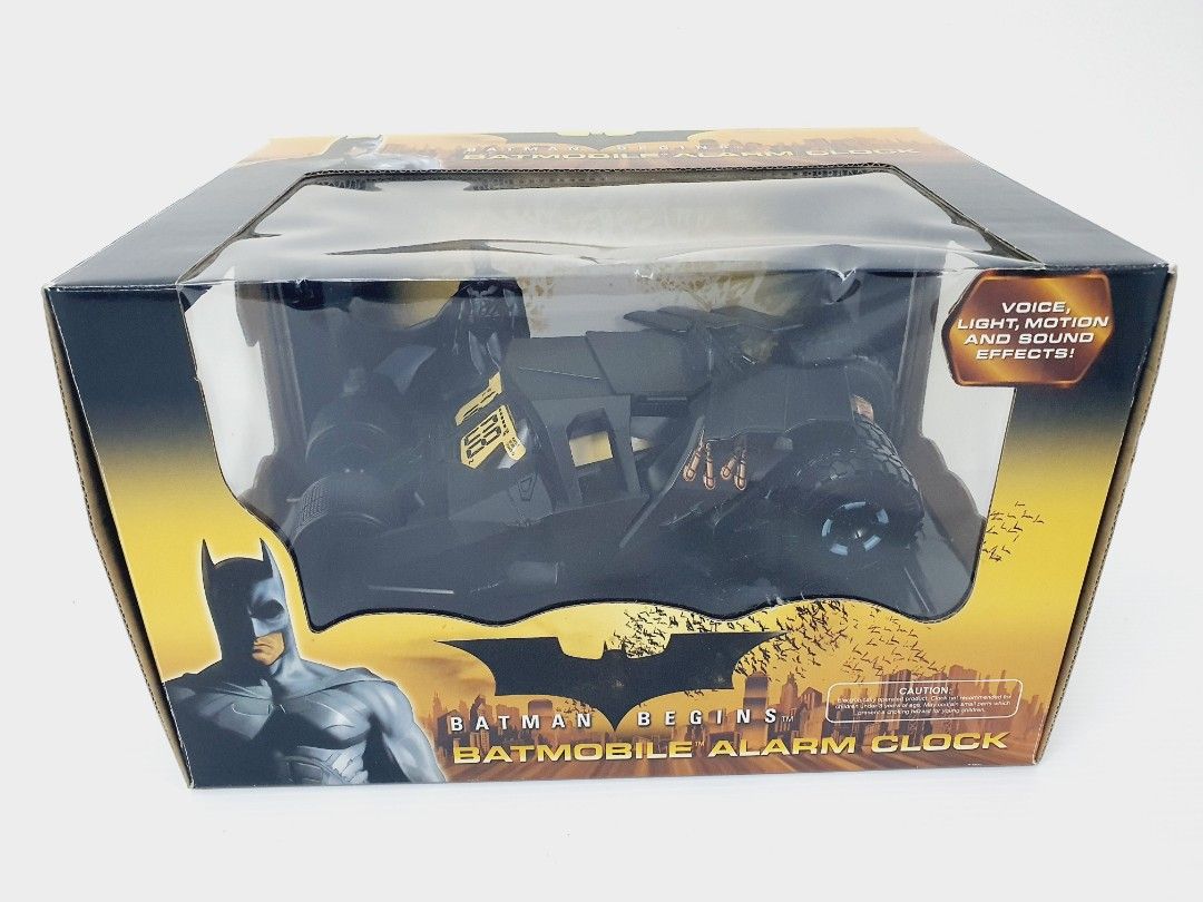 BATMAN BEGINS BATMOBILE DIGITAL ALARM CLOCK, Hobbies & Toys, Toys ...