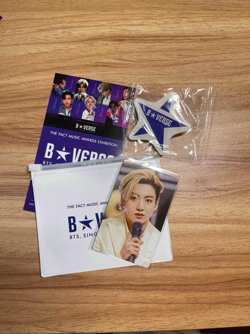 BTS B Verse Exhibit JUNGKOOK Photocard Rare with other inclusions, Hobbies & Toys, Memorabilia ...