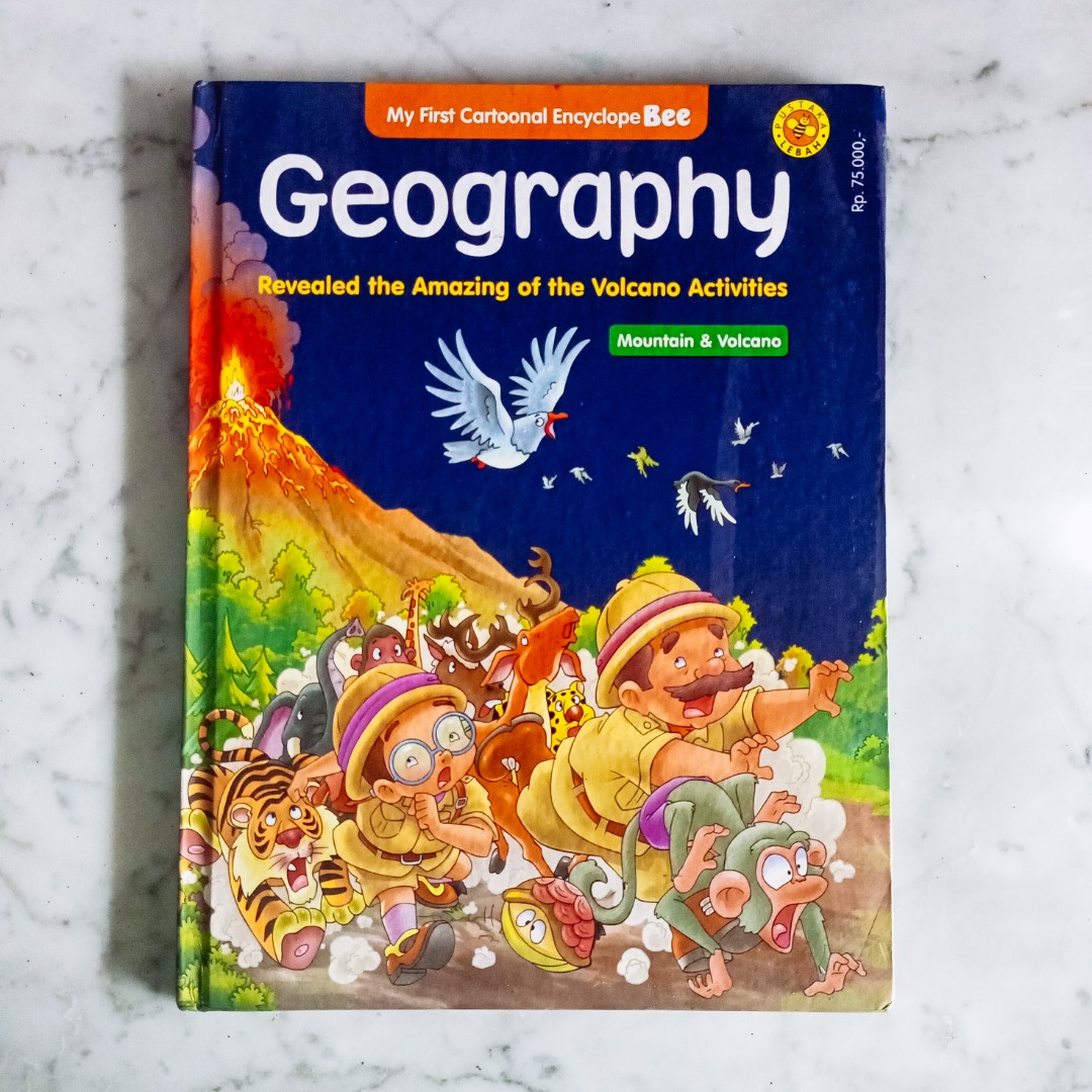 Buku My First Cartoonal Encyclope BEE Geography: Mountain & Volcano ...