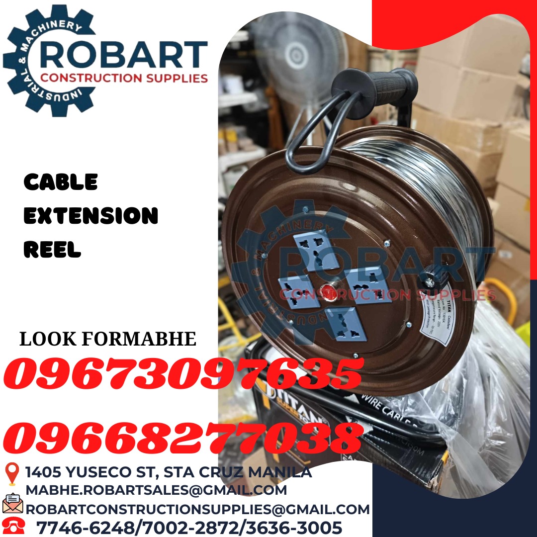 cable extension reel, Commercial & Industrial, Construction Tools ...