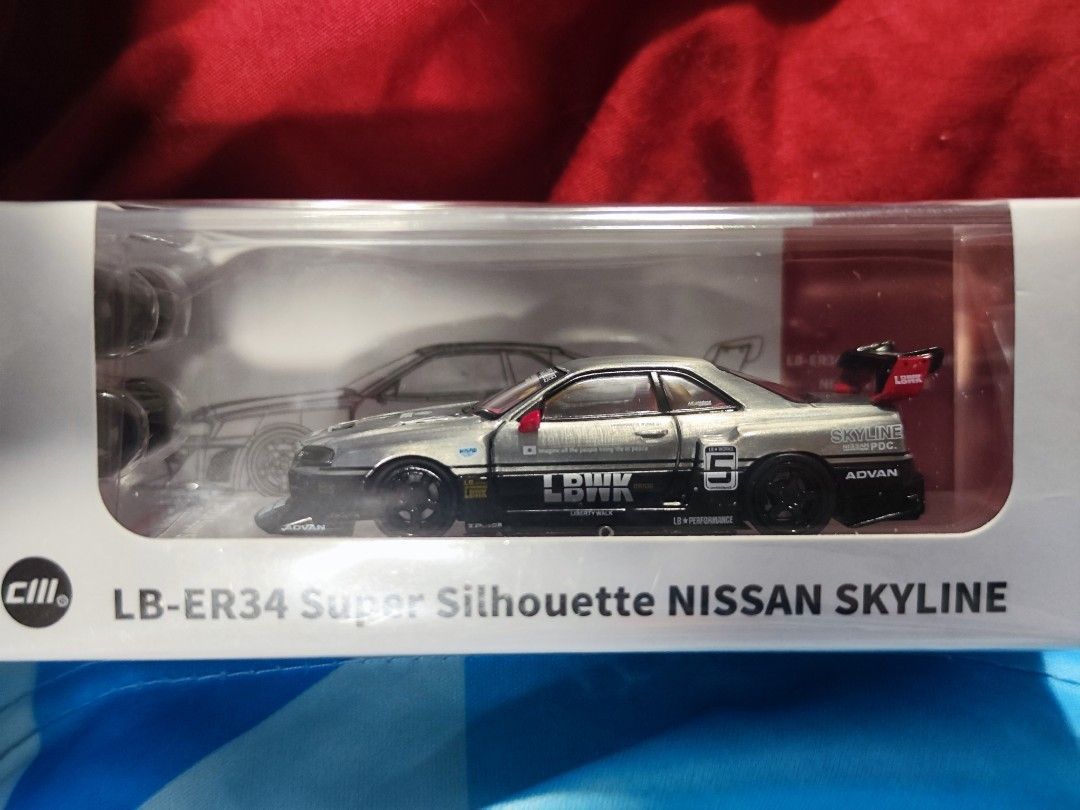 Cm model LB-ER34 Nissan skyline chase, Hobbies & Toys, Toys & Games on ...