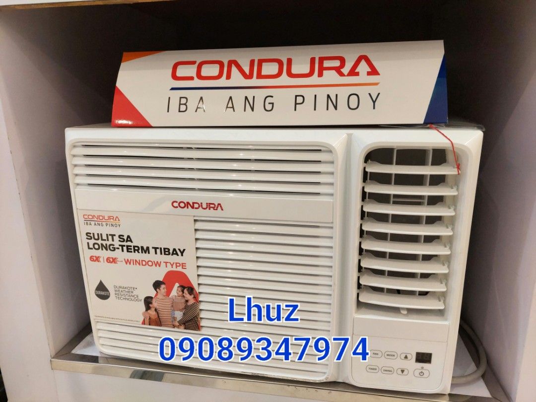 CONDURA AIRCON WINDOW TYPE INVERTER MANUAL REMOTE MANUAL WITH TIMER, TV ...