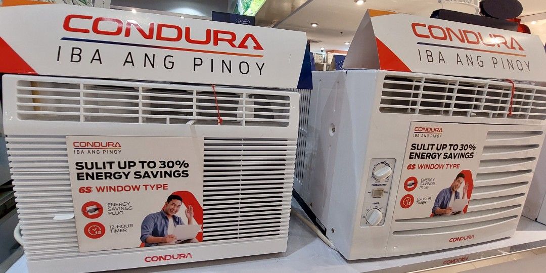 CONDURA AIRCON WINDOW TYPE INVERTER MANUAL REMOTE MANUAL WITH TIMER, TV ...
