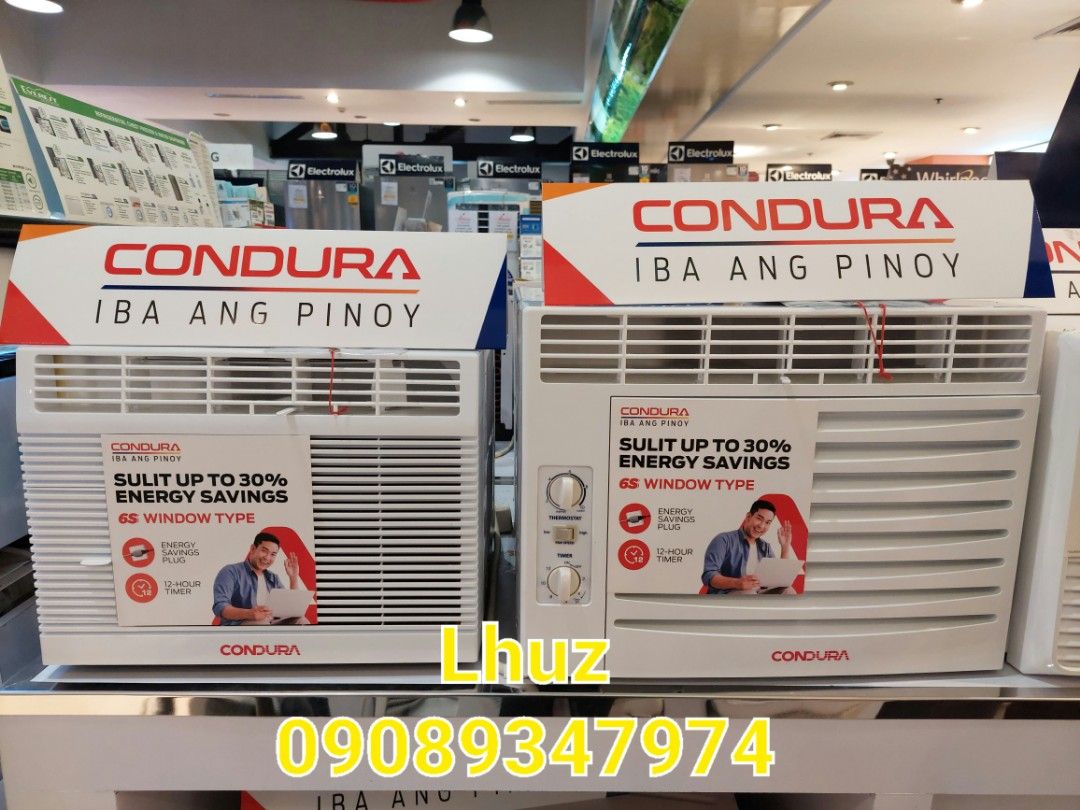 CONDURA AIRCON WINDOW TYPE INVERTER MANUAL REMOTE MANUAL WITH TIMER, TV ...