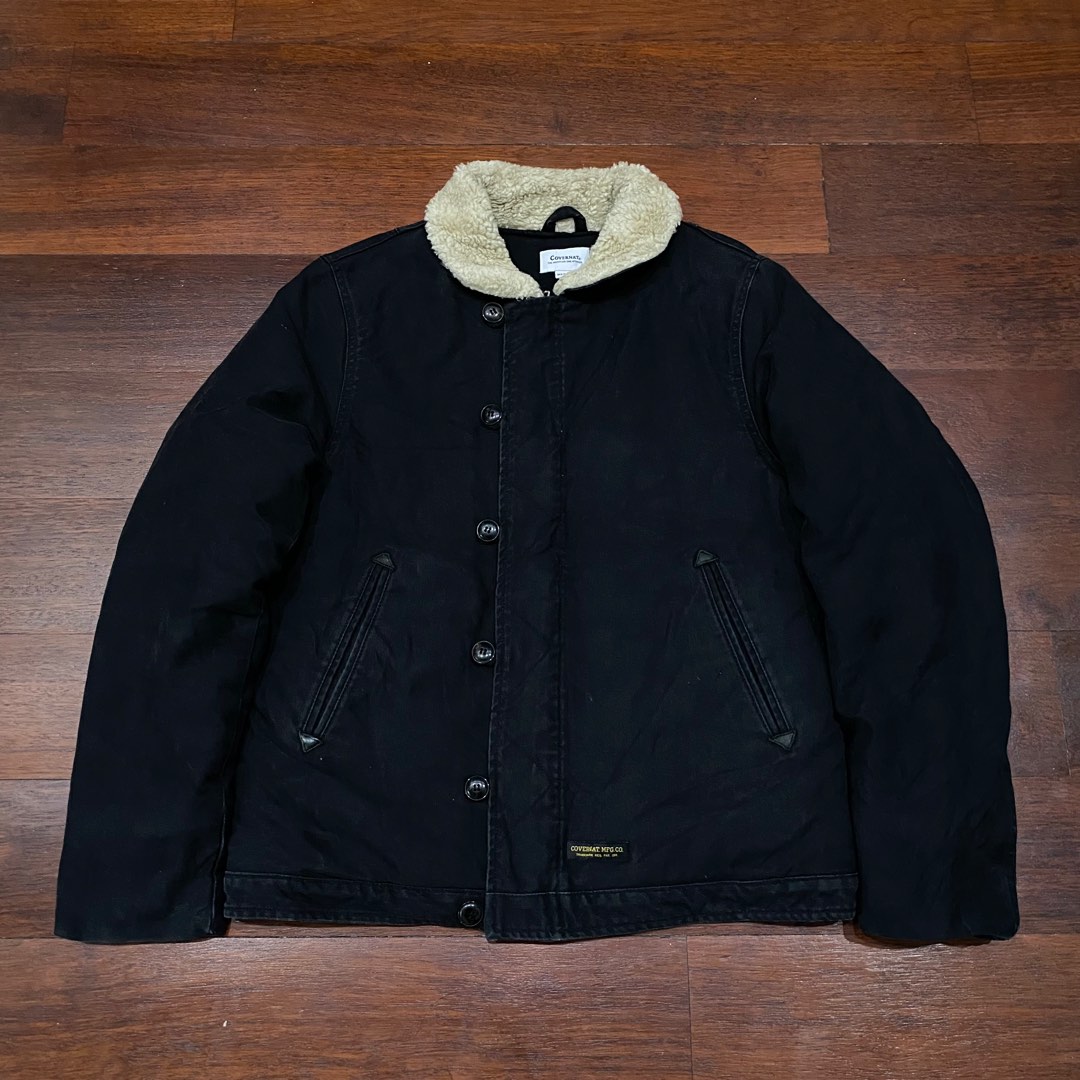 Covernat N-1 Deck Jacket, Fesyen Pria, Pakaian , Baju Luaran di Carousell