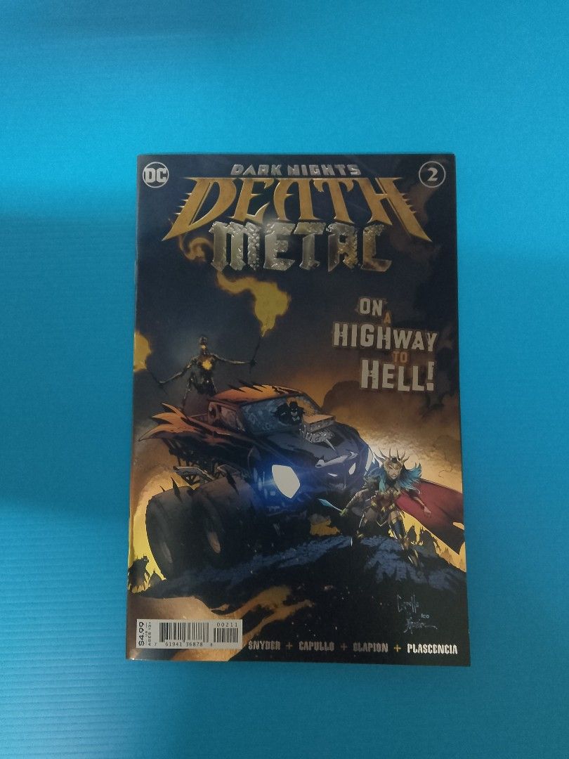 Dark Nights: Death Metal #2 ( Greg Capullo - Cover Art ) DC Comics ...