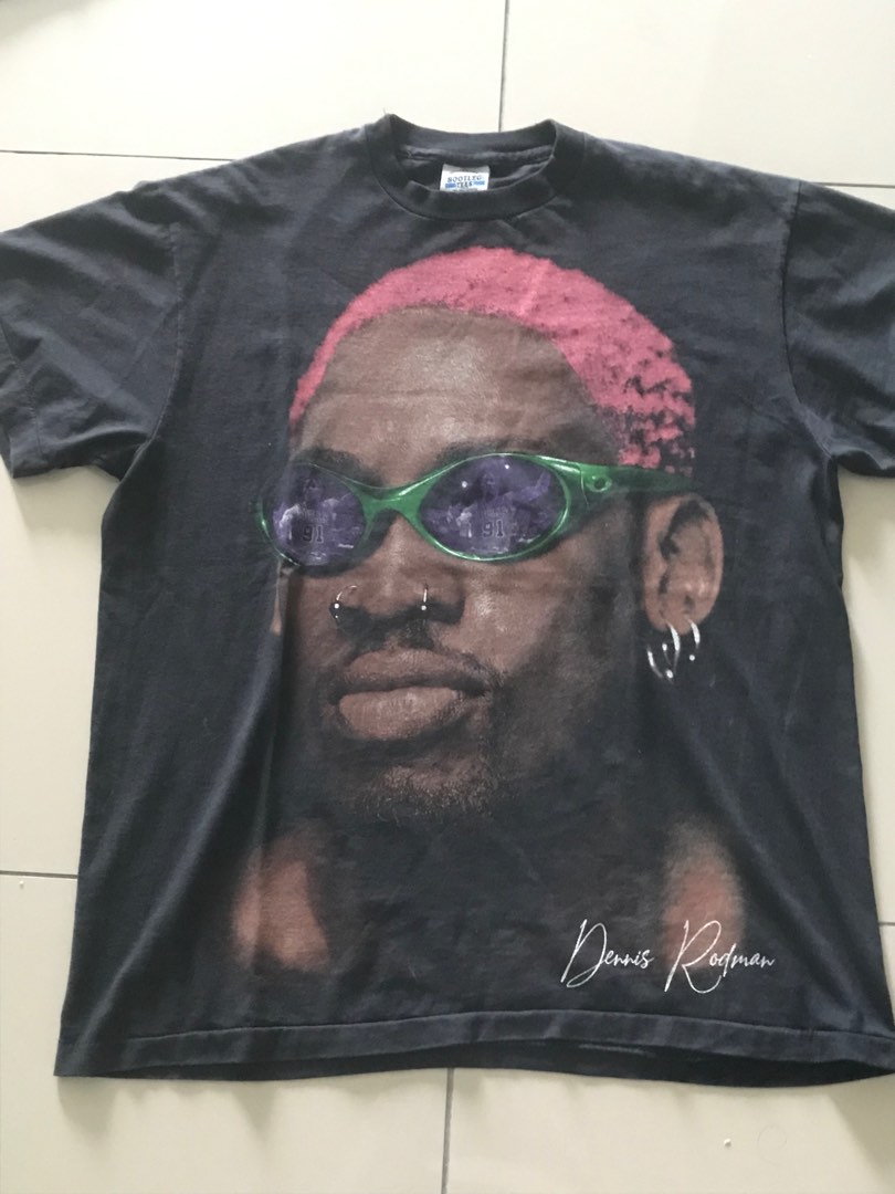 “Dennis Rodman Vintage Tee” (nego), Men's Fashion, Tops & Sets, Tshirts ...