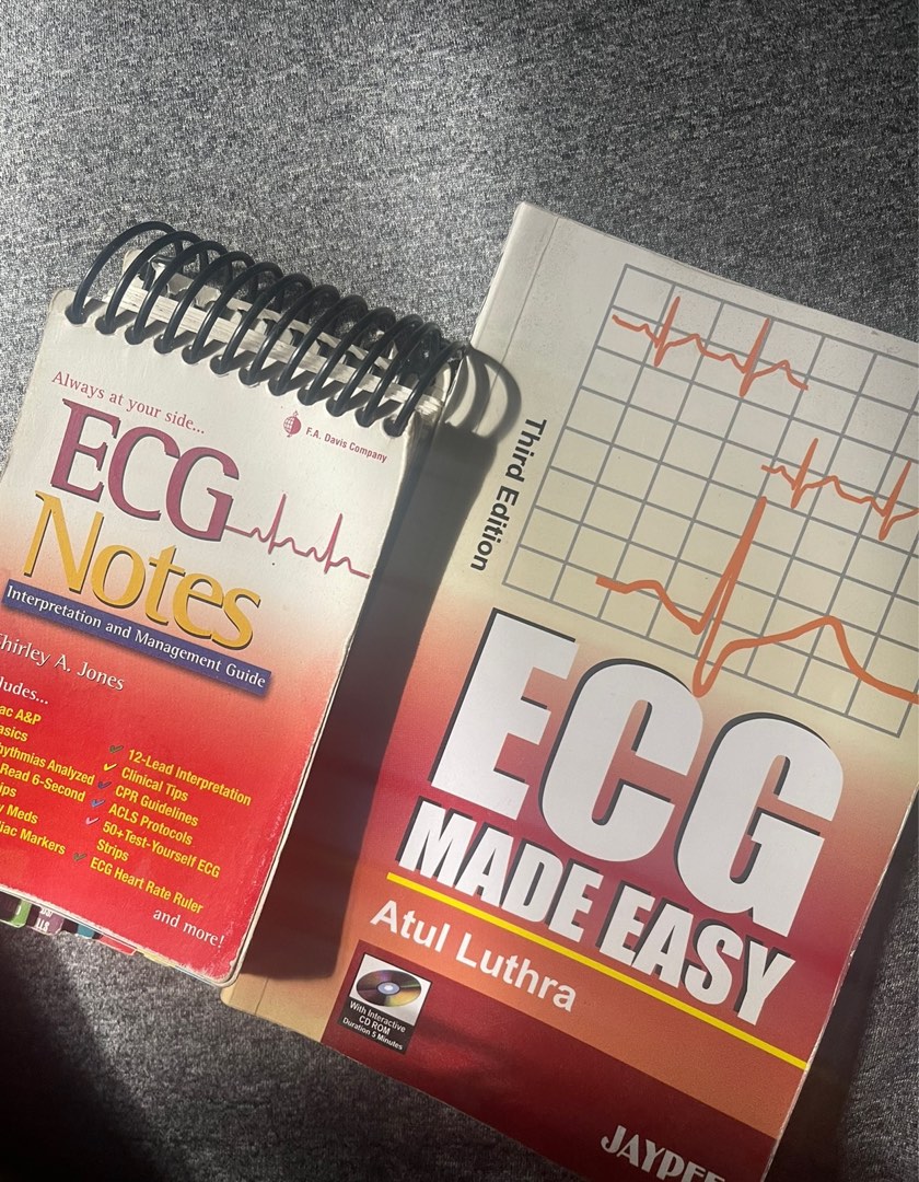 Ecg Notes, Hobbies & Toys, Books & Magazines, Textbooks on Carousell