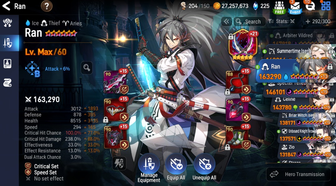 Epic Seven ENDGAME Account (Can Nego Price), Video Gaming, Video Games ...