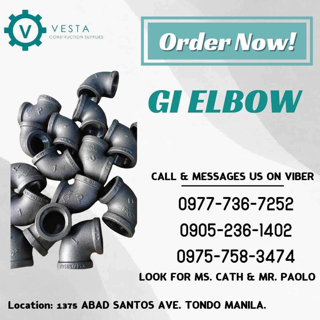 Gi elbow, Commercial & Industrial, Construction & Building Materials on ...
