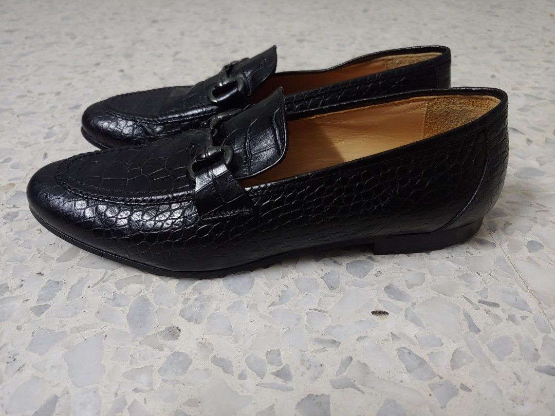 Genuine Croc Made in Italy Ginza Kanematsu loafers, Women's Fashion ...