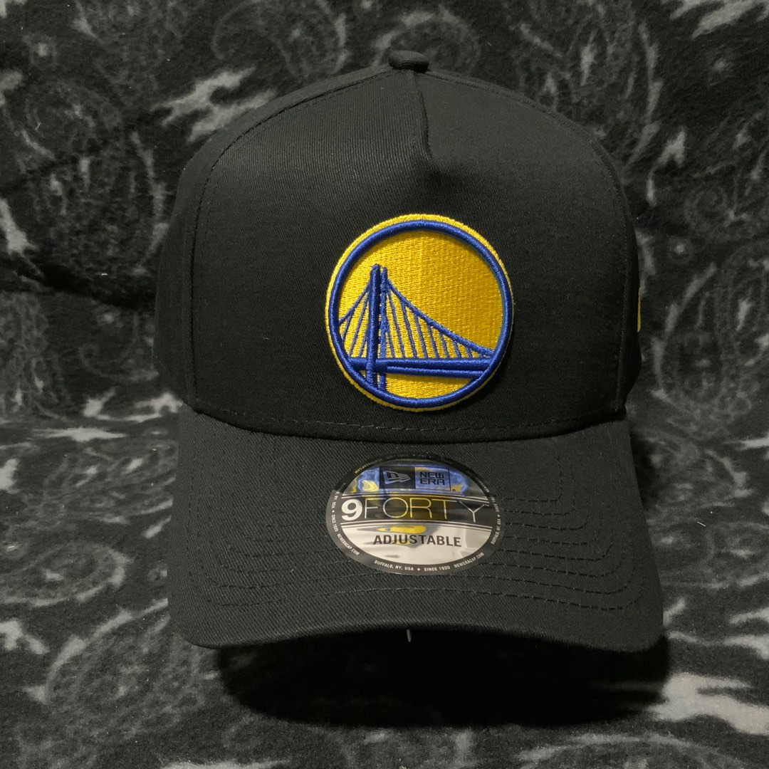 GOLDEN STATE WARRIORS BLACK WITH OFFICIAL TEAM COLOURS LOGO 9FORTY A ...