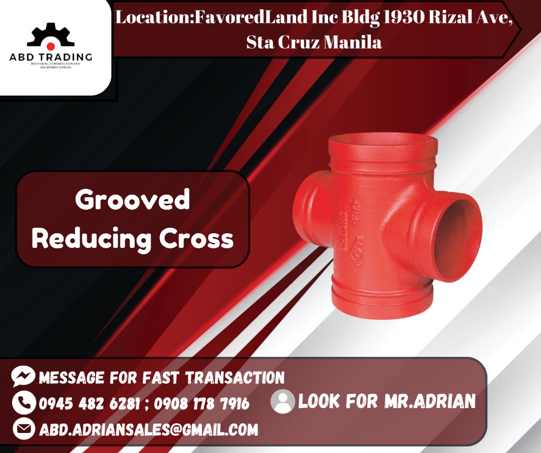 Grooved Reducing Cross, Commercial & Industrial, Construction ...