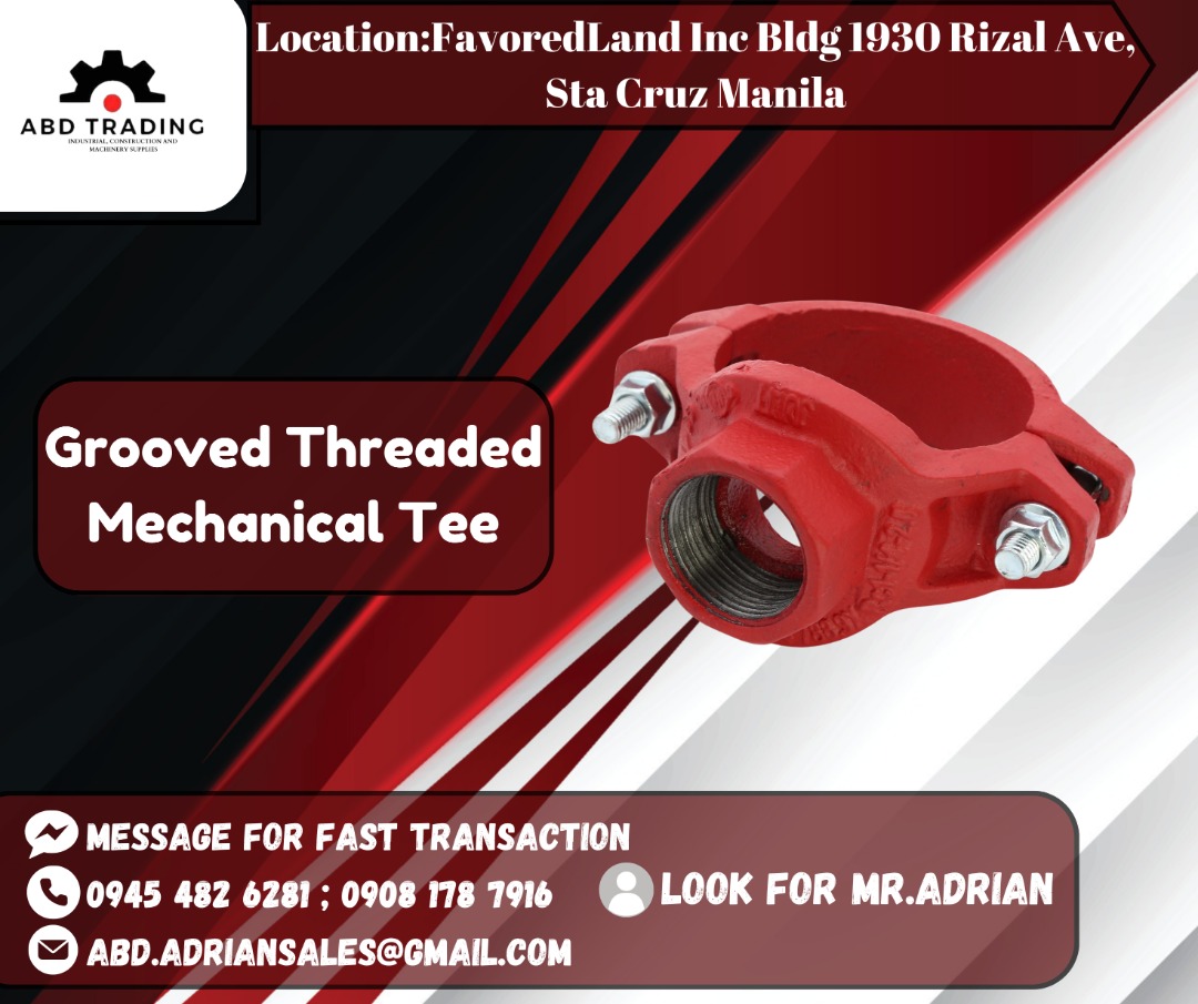 Grooved Threaded Mechanical Tee, Commercial & Industrial, Construction ...