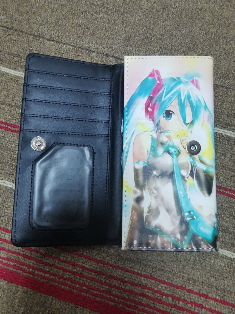 Hatsune miku anime wallet, Men's Fashion, Watches & Accessories ...