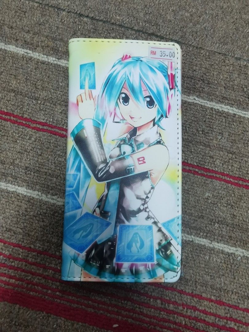 Hatsune miku anime wallet, Men's Fashion, Watches & Accessories ...