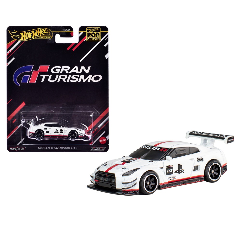Hot Wheels 1/64 Scale Gran Turismo Nissan GT-R NISMO GT3 Die-cast Car ...