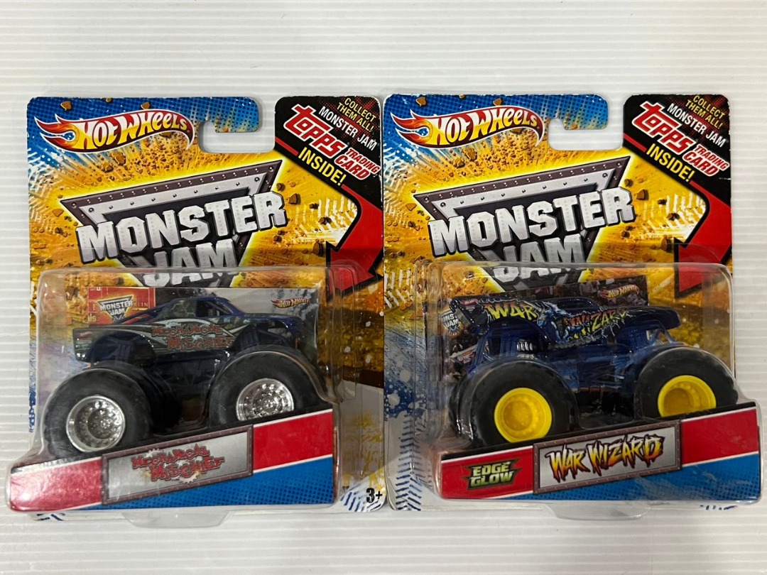 Hot Wheels Monster Jam War Wizard/Mechanical Mischief, Hobbies & Toys ...