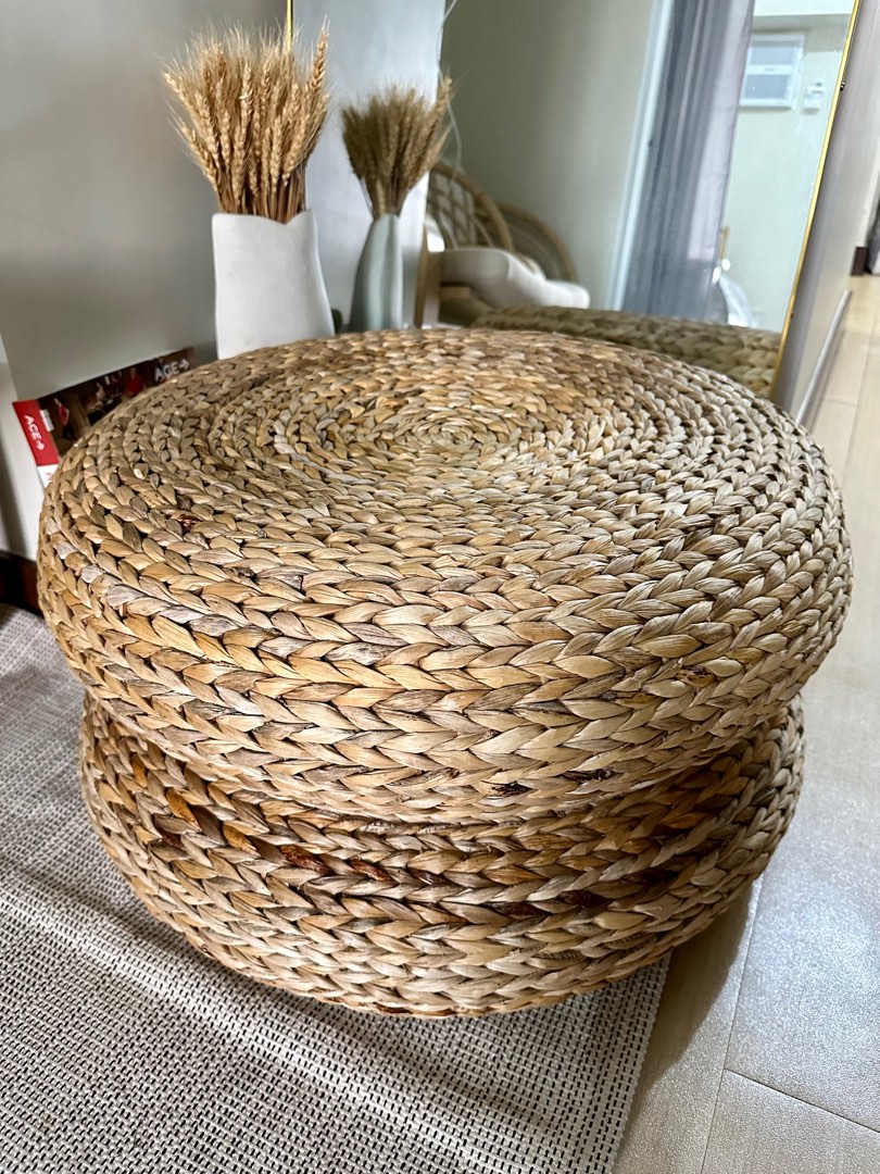 Ikea Alseda Banana Fiber Stool, Furniture & Home Living, Furniture ...