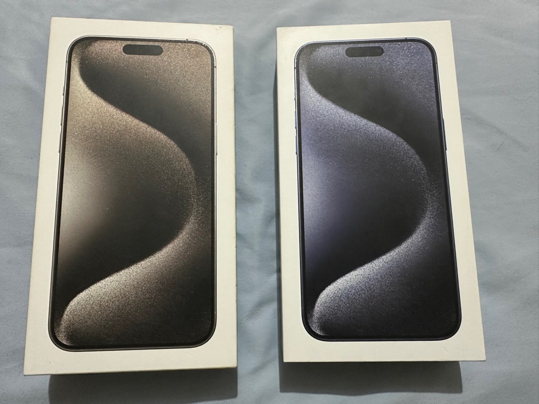 Original iPhone 15 Pro Max BOXES ONLY, Everything Else, Others on Carousell