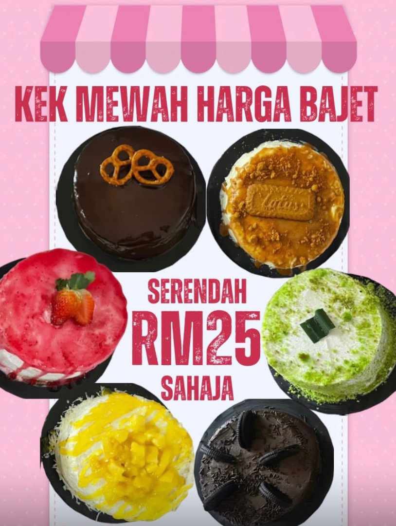 Kek bajet mewah, Food & Drinks, Homemade Bakes on Carousell