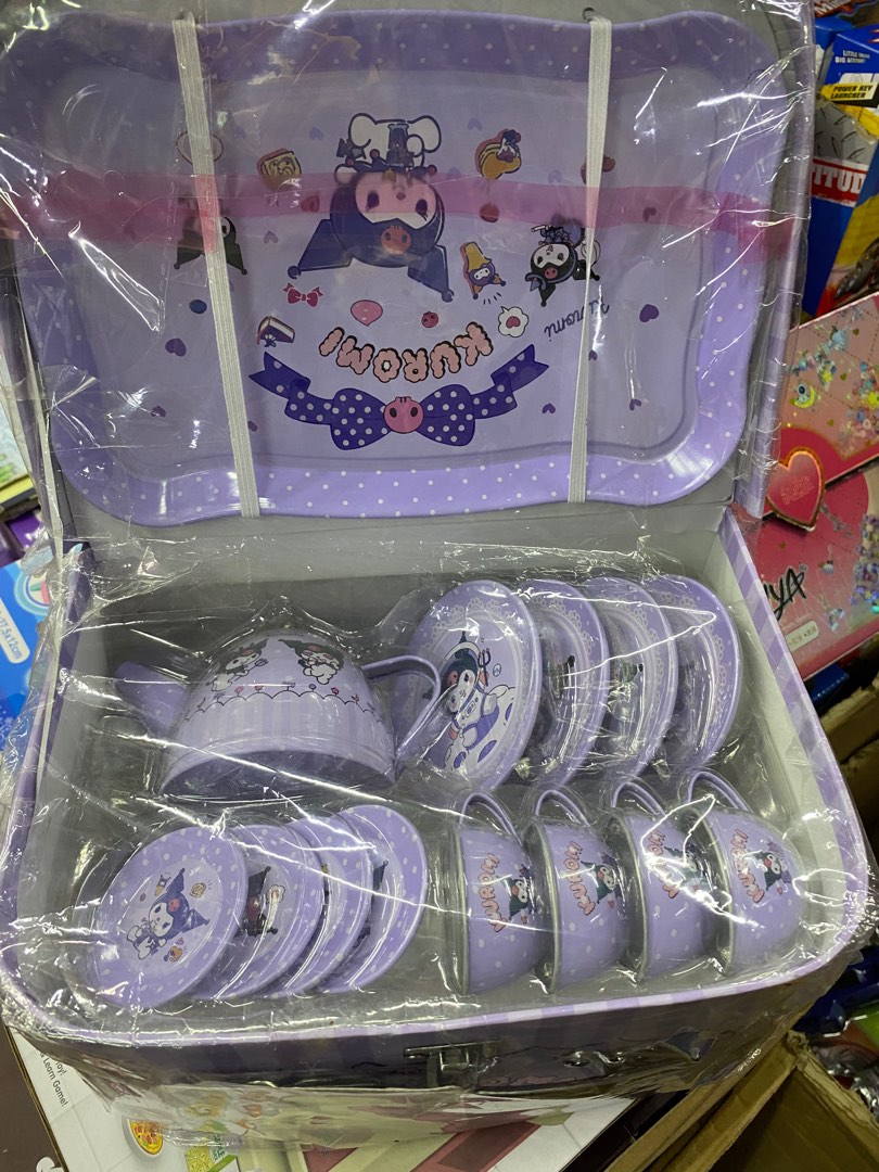 Kuromi tea set toys, Hobbies & Toys, Toys & Games on Carousell