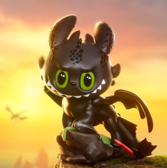 Labubu The Monsters How to Train your Dragon - Toothless (OnHand ...
